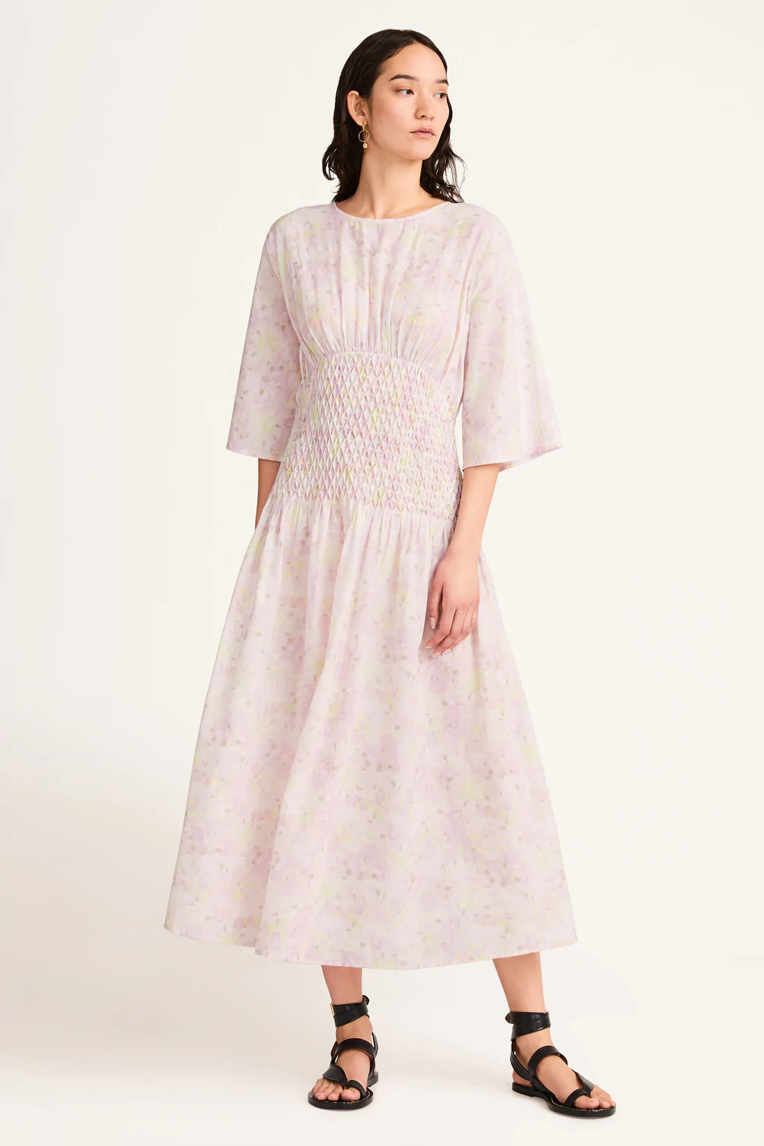 Alma Dress in Pink Citrine Mosaic – Muse at Perry Lane